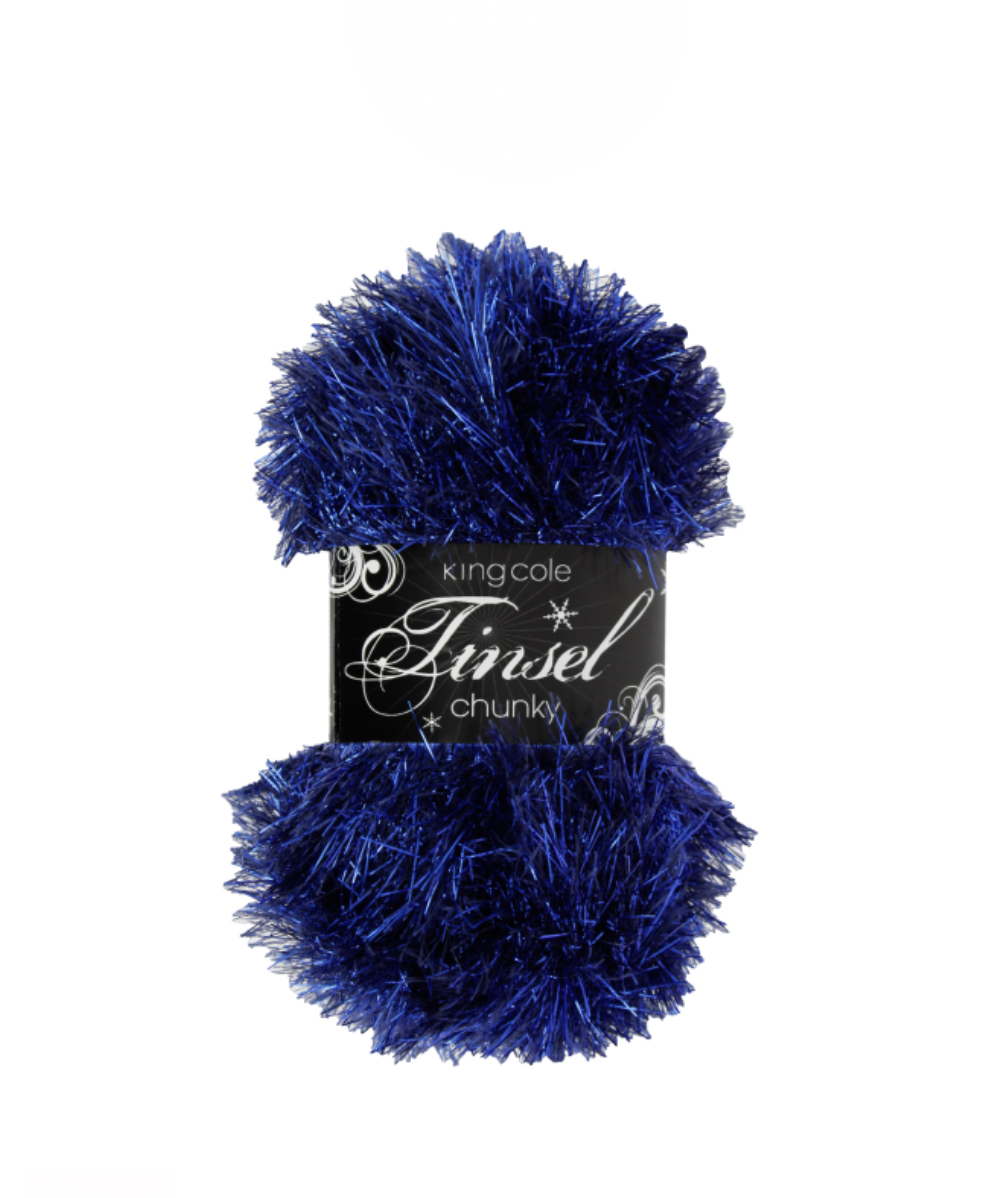 King Cole Tinsel Chunky - all colours available - Dromana Wool & Craft